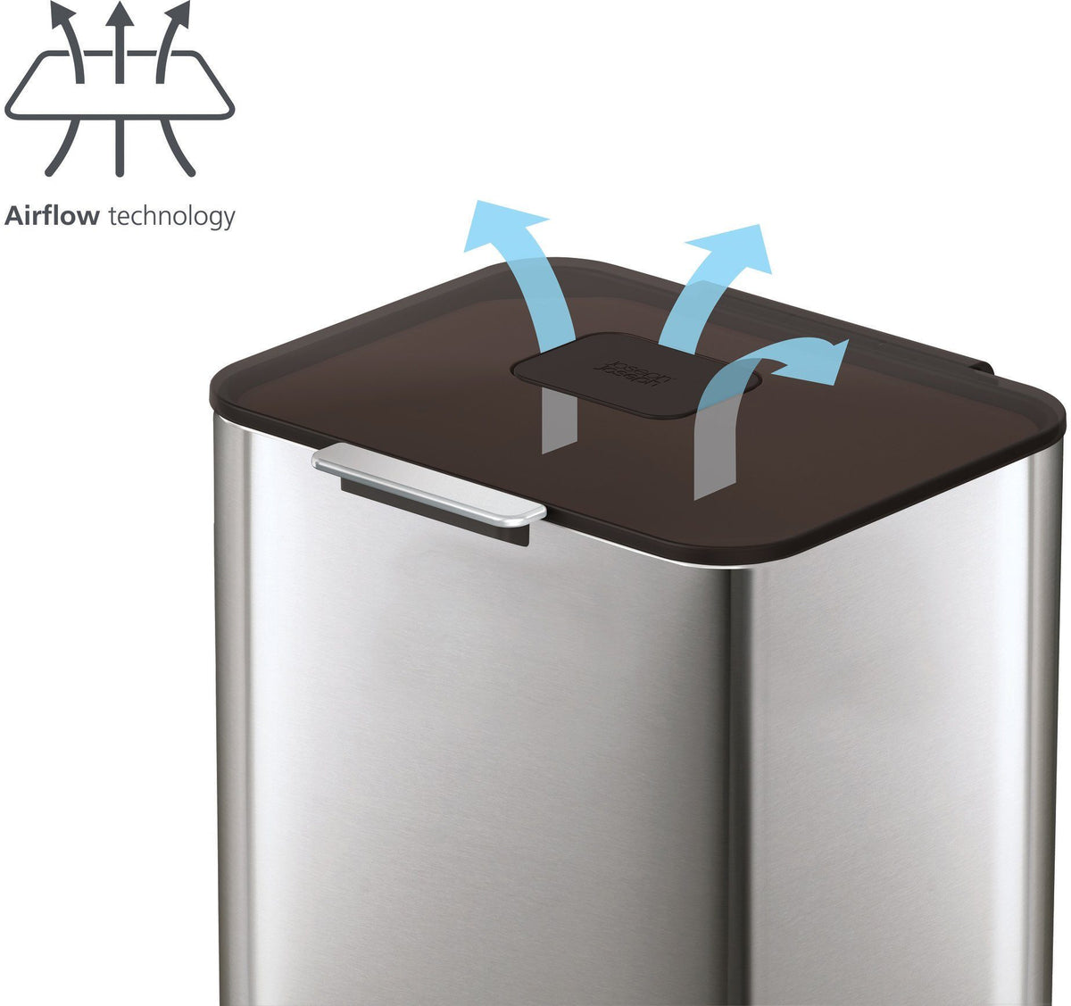 Coș de gunoi Totem Max Joseph cu 2 compartimente | LunaHome.ro