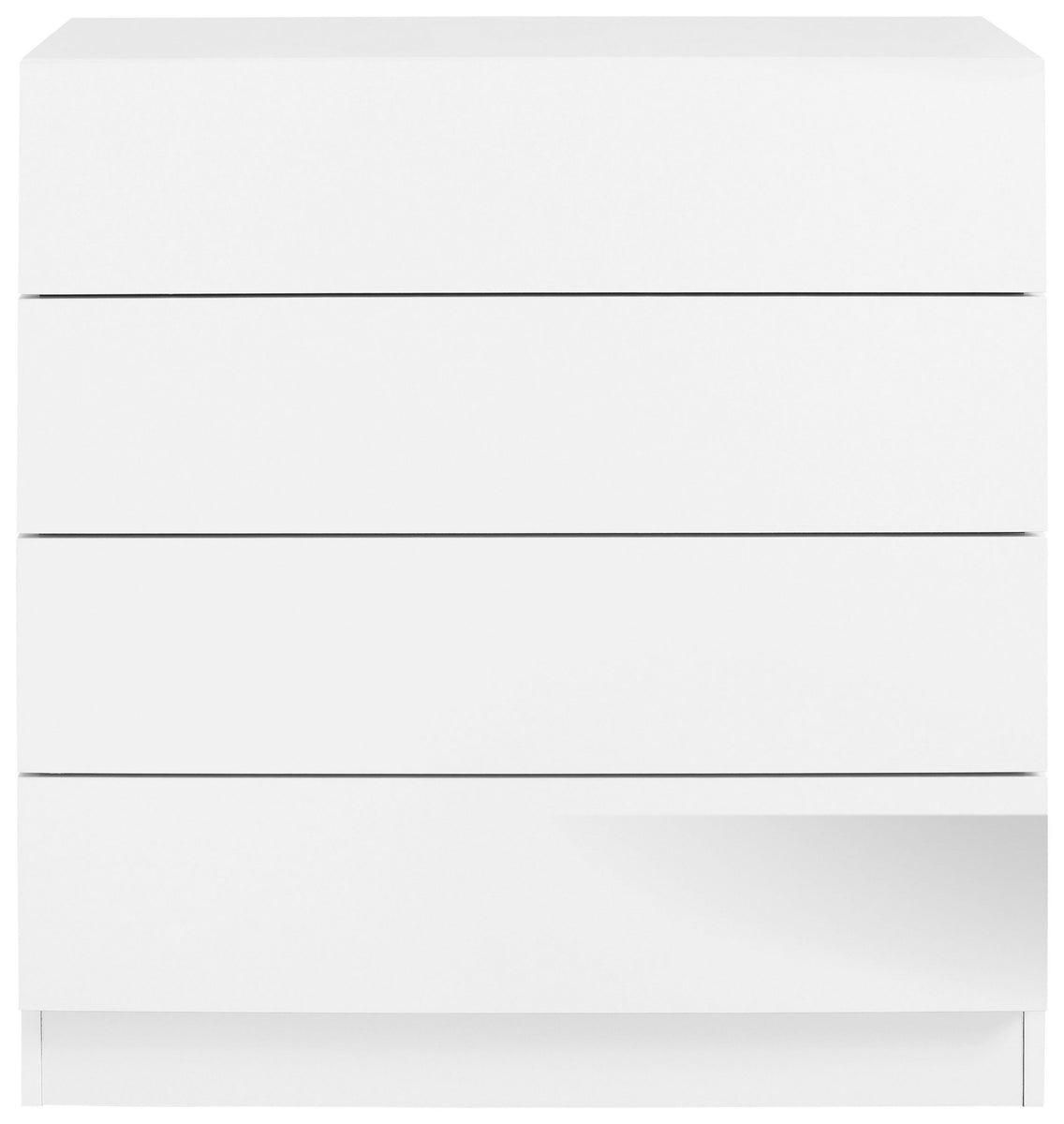 Comoda alba Vaasa cu 4 sertare, 76 cm lățime | LunaHome.ro