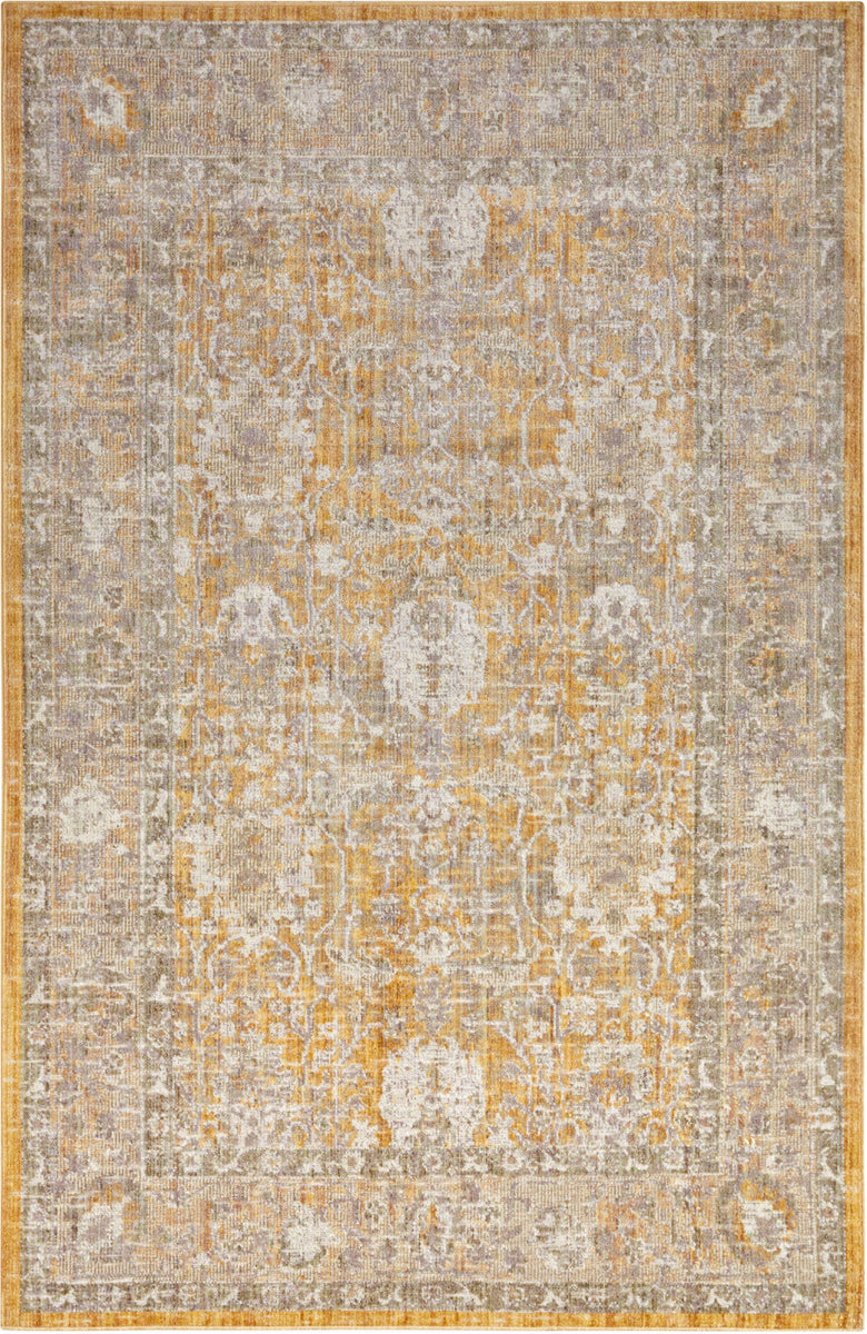 Covor Luxor cu fire scurte auriu, de interior si exterior 115x170 cm ...