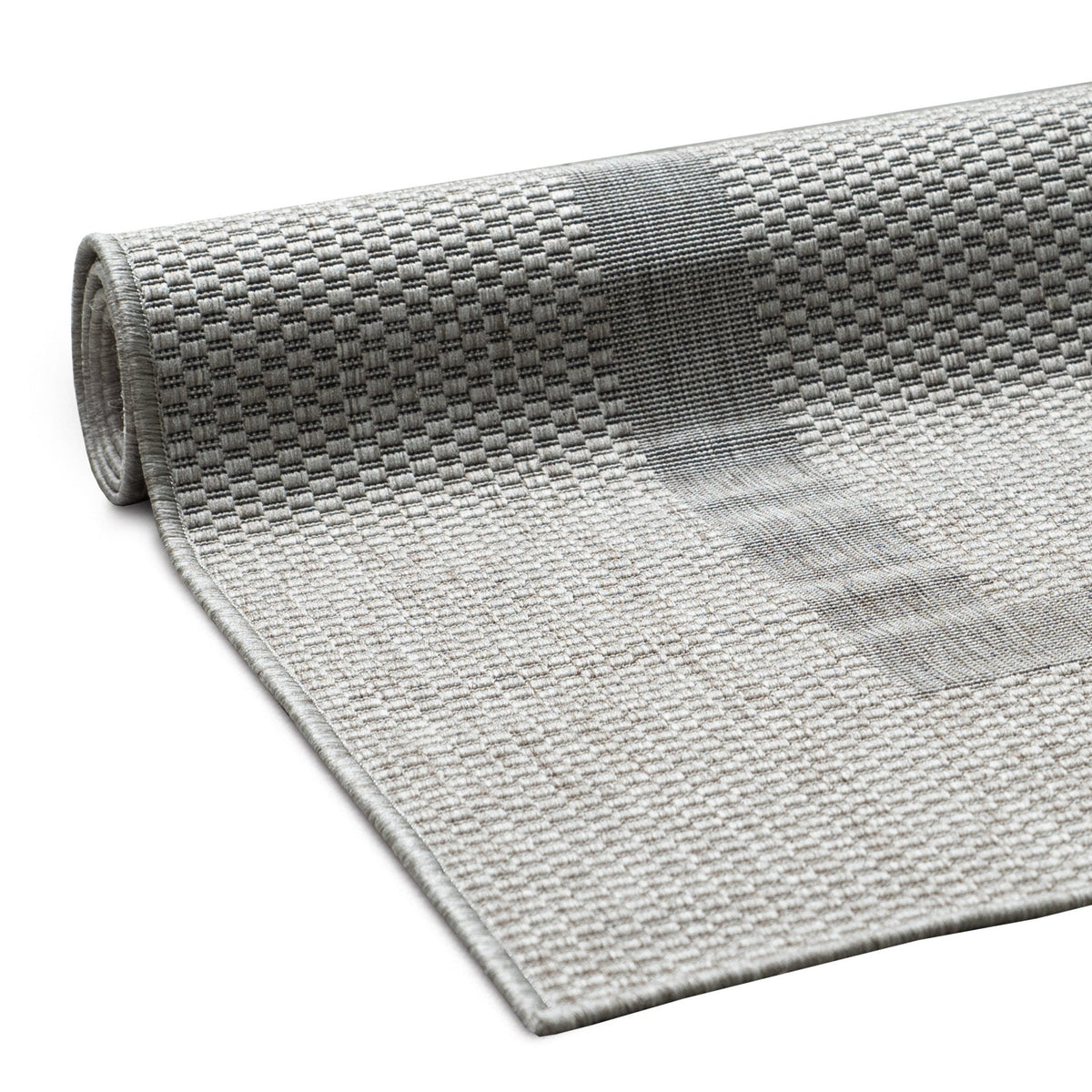 Covor Venice cu tesatura plata, aspect de sisal gri 200x290 cm