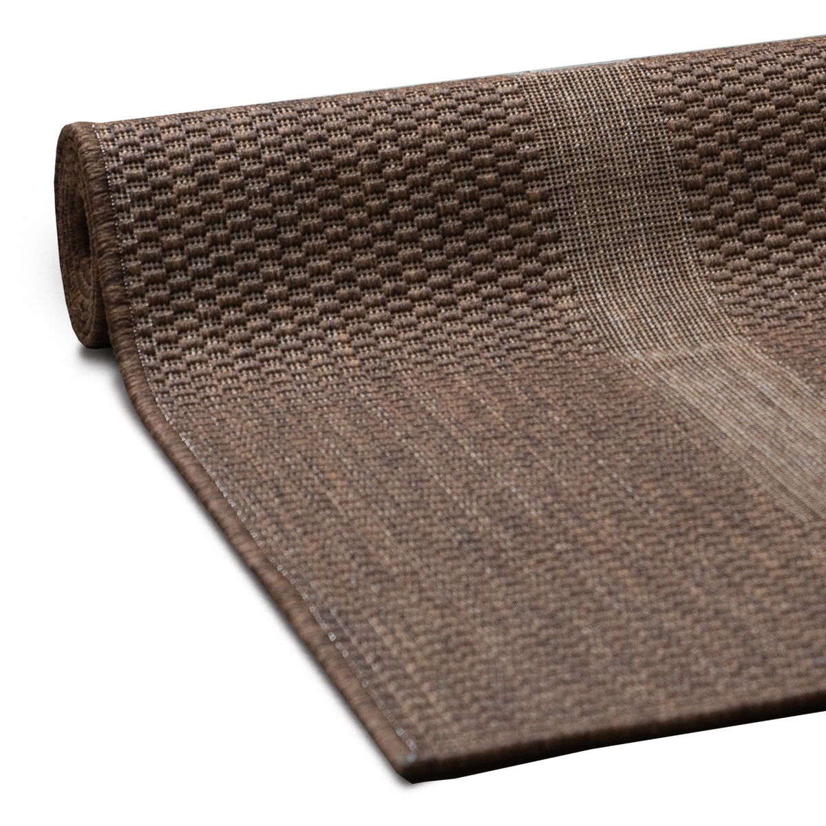 Covor Venice cu tesatura plata, aspect de sisal maro 160x220 cm