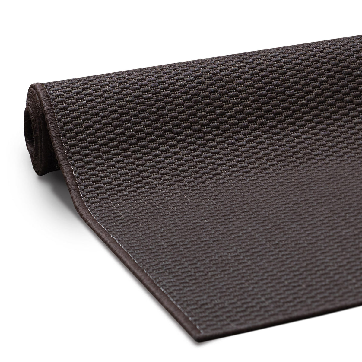 Covor Venice cu tesatura plata, aspect de sisal maro 80x150 cm