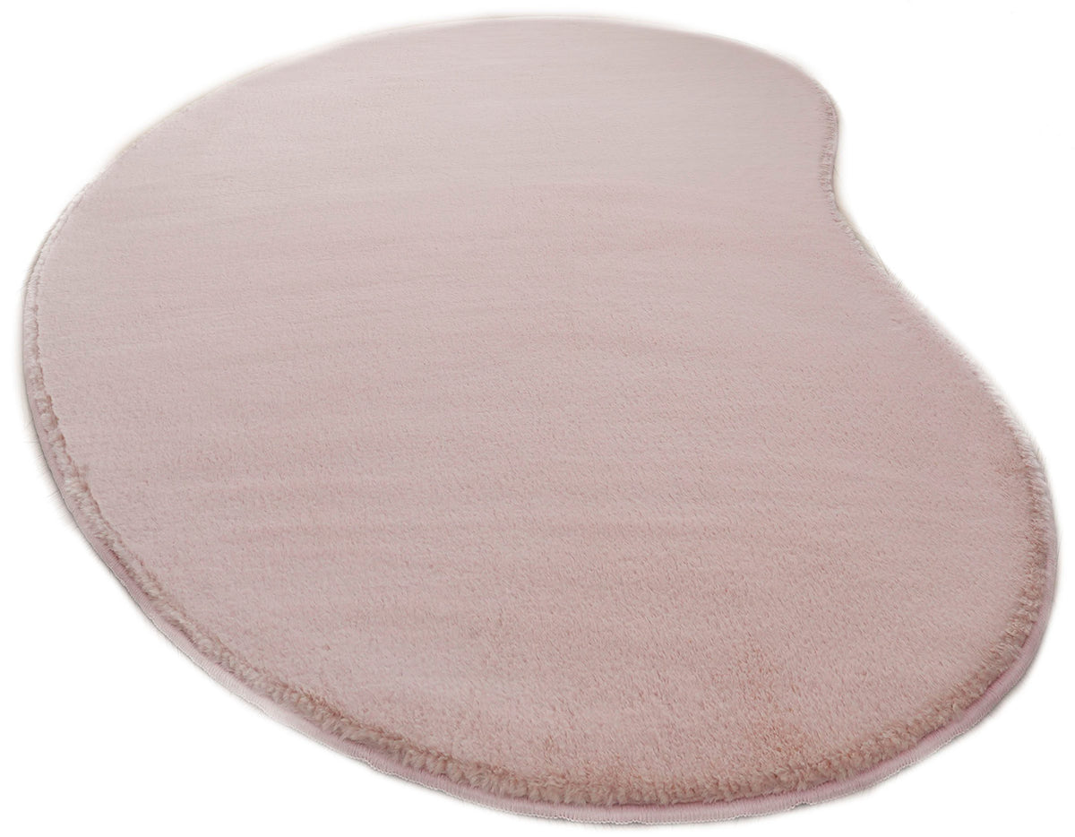 Covor »Balu« cu textura de blana de iepure roz 120x180 cm | LunaHome.ro