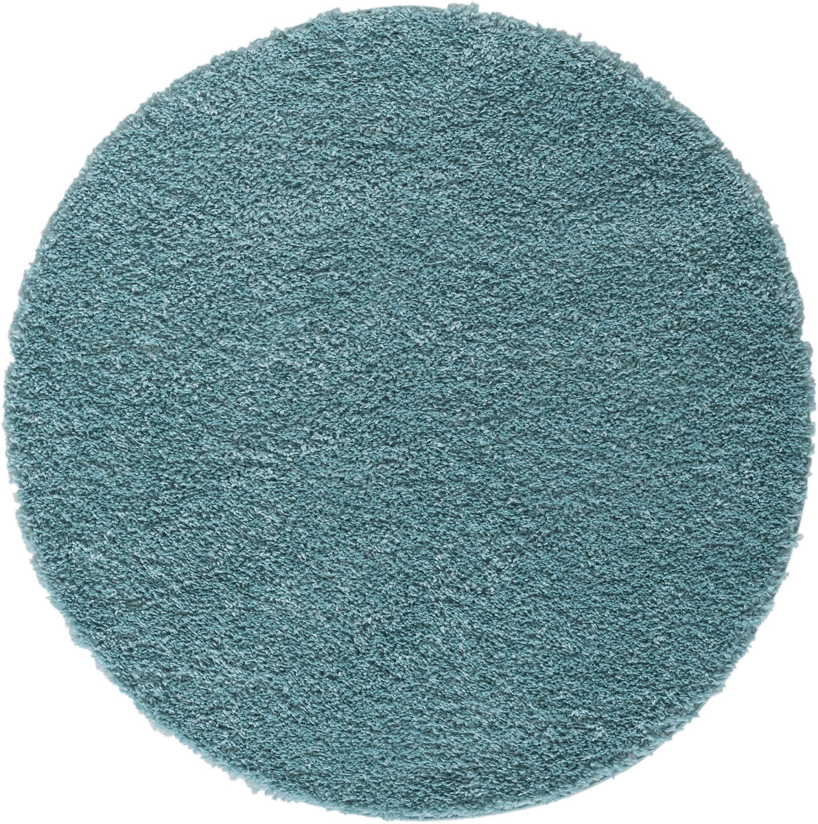 Covor rotund MyShaggy foarte moale si pufos albastru 150 cm | LunaHome.ro