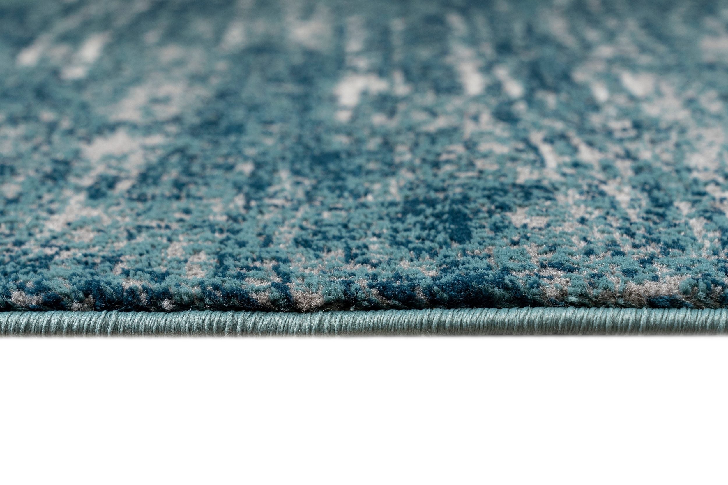 Covor rotund »Ariano« cu model vintage 3D, aspect modern, albastru 140 ...