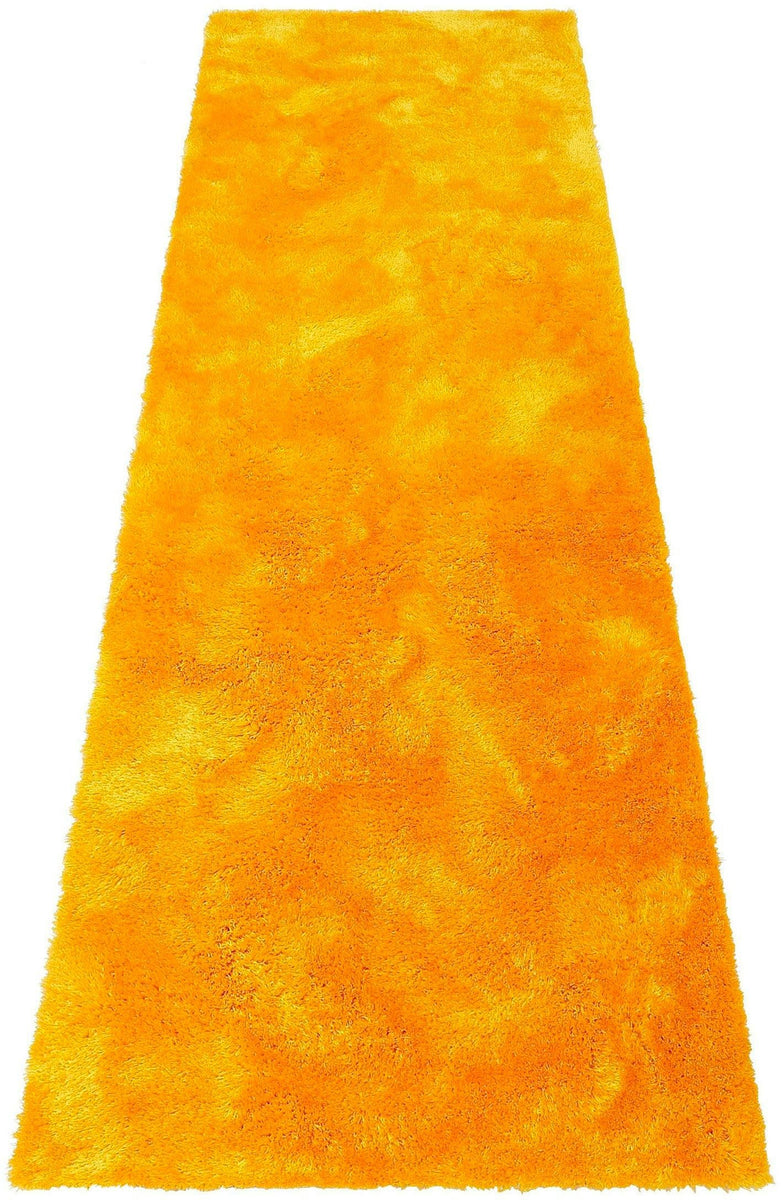 Covor traversa Dana foarte moale si pufos, galben intens 80x250 cm ...