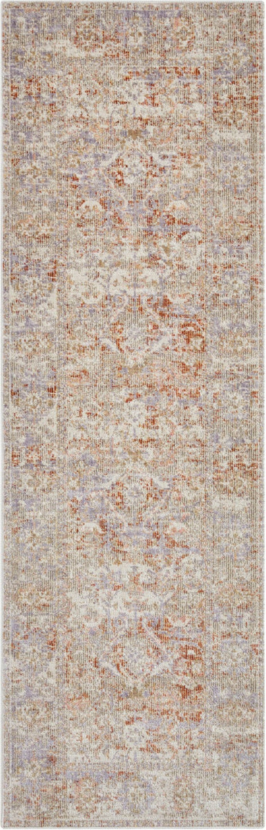 Covor traversa Port Said cu design oriental, subtire model 3D 75x200 cm ...