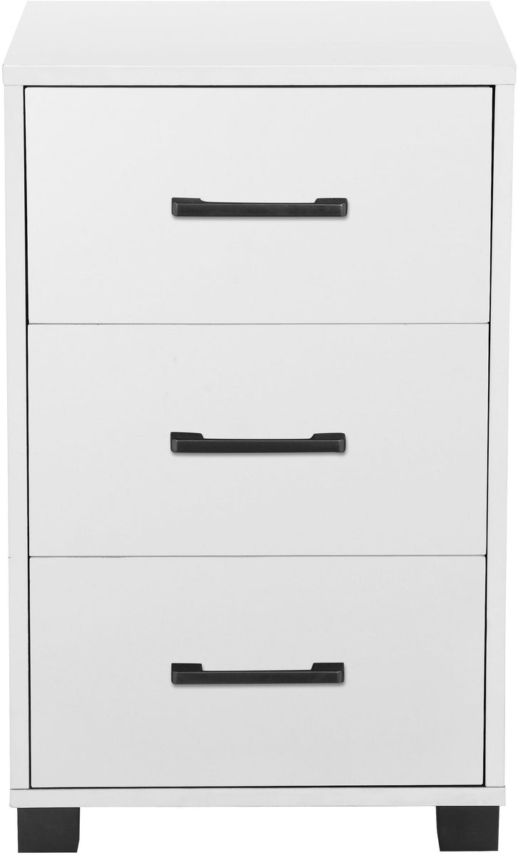 Dulap container rollbox de birou cu sertare Moid alb 40x64 cm | LunaHome.ro