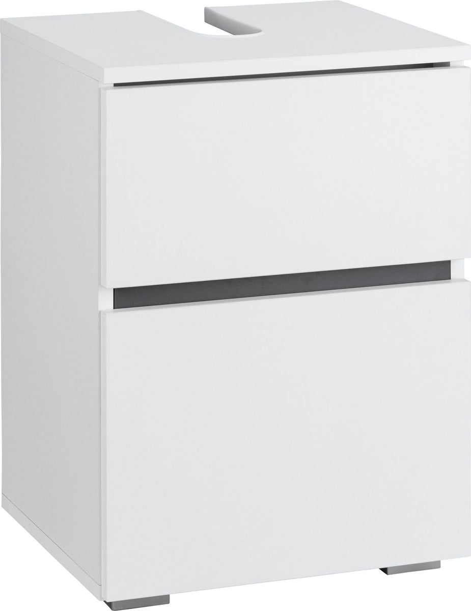 Masca lavoar Wisla alb cu antracit, 40 cm latime | LunaHome.ro