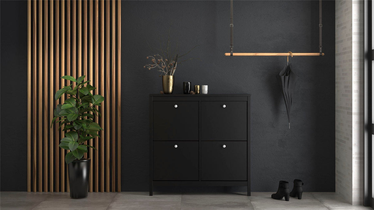 Pantofar modern Madrid cu 4 clapete 102 cm lățime | LunaHome.ro