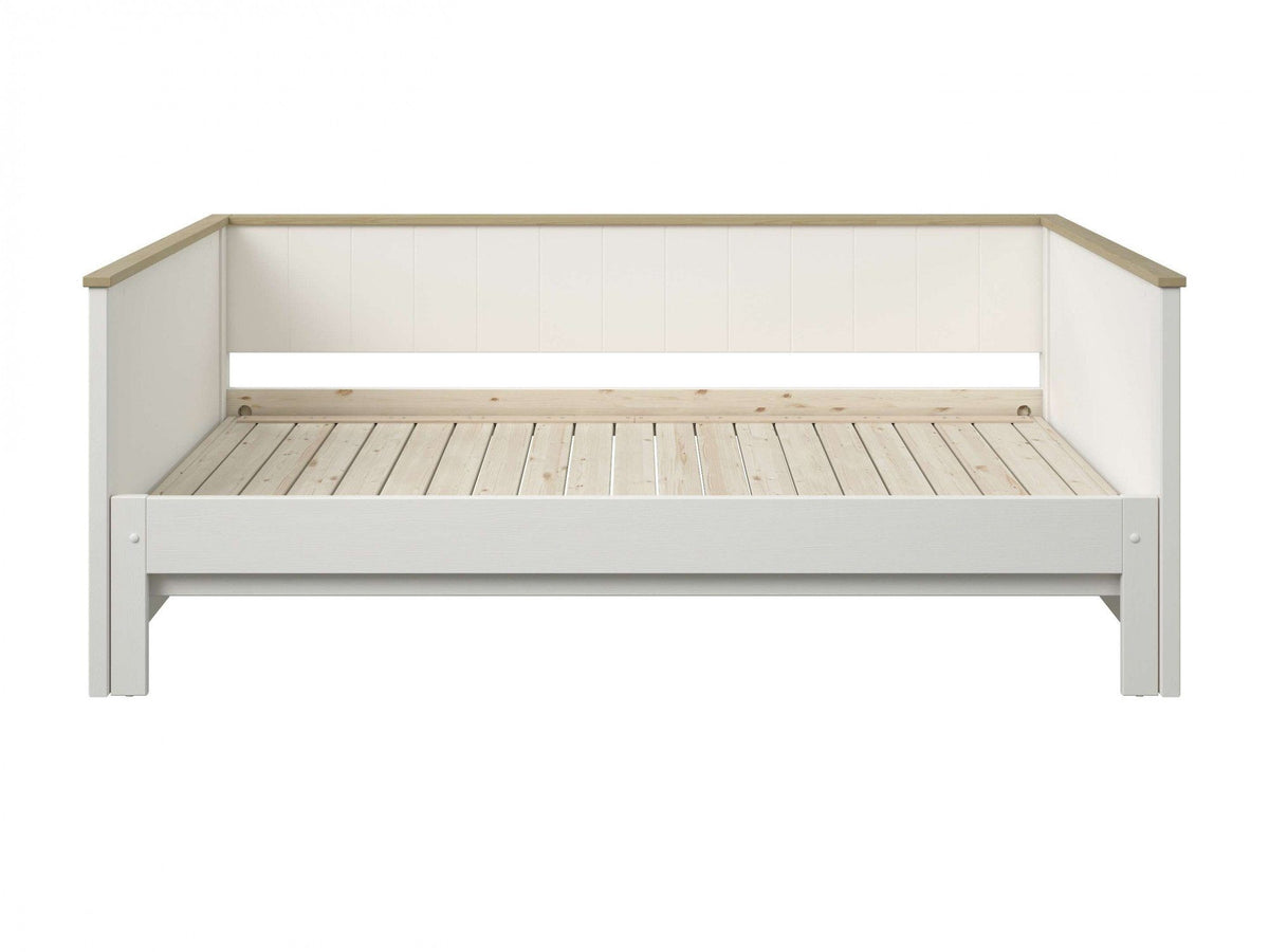 Pat divan extensibil REIGNY din lemn masiv de pin 90-180x200 cm ...