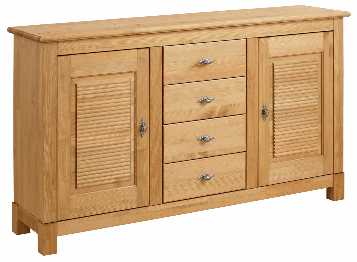 Comodă Rauna din lemn de pin natur 150 cm lățime | LunaHome.ro