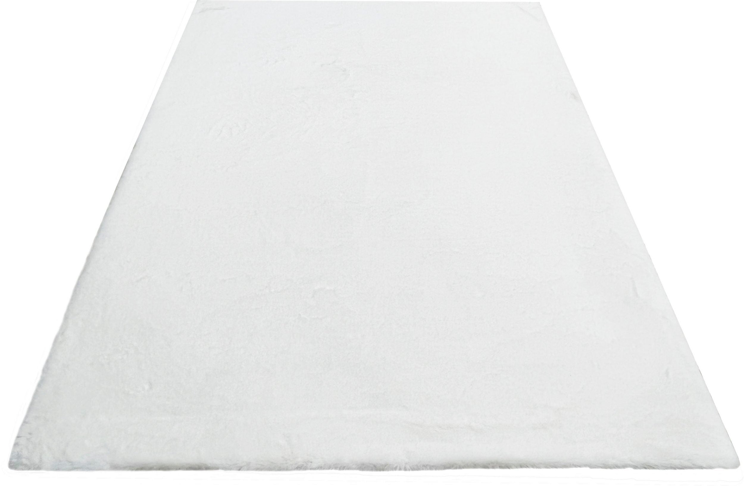 Covor pufos de blană sintetica »Rabbit« alb 80x150 cm | LunaHome.ro