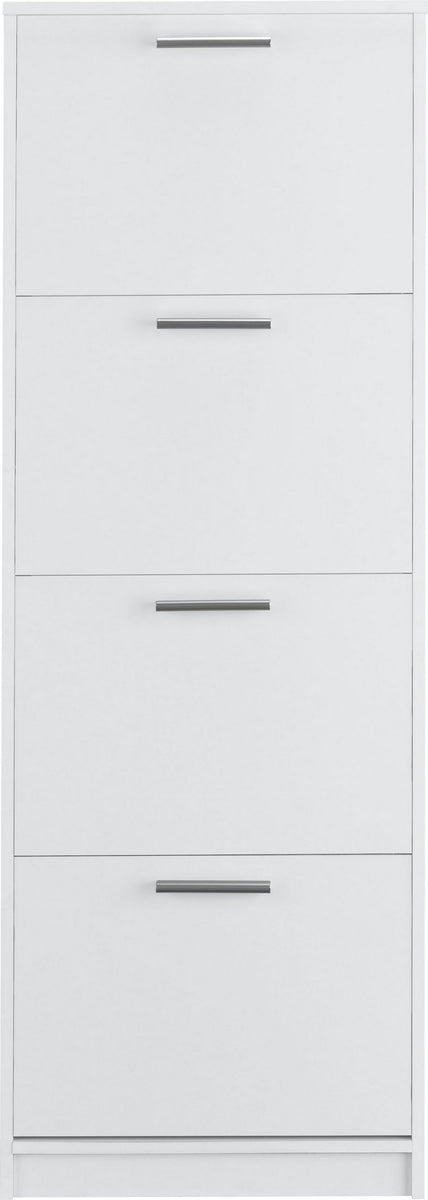 Pantofar inalt Bill alb, 4 clapete, 55 cm latime | LunaHome.ro