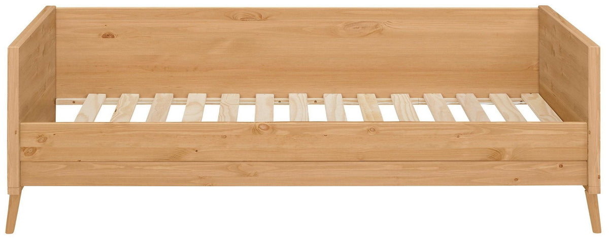 Pat divan Lüttenhütt Ellen, din lemn masiv de pin natur 90x200 cm ...